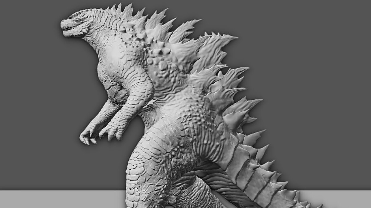 Evolved Godzilla - Walk Cycle | Blender - YouTube