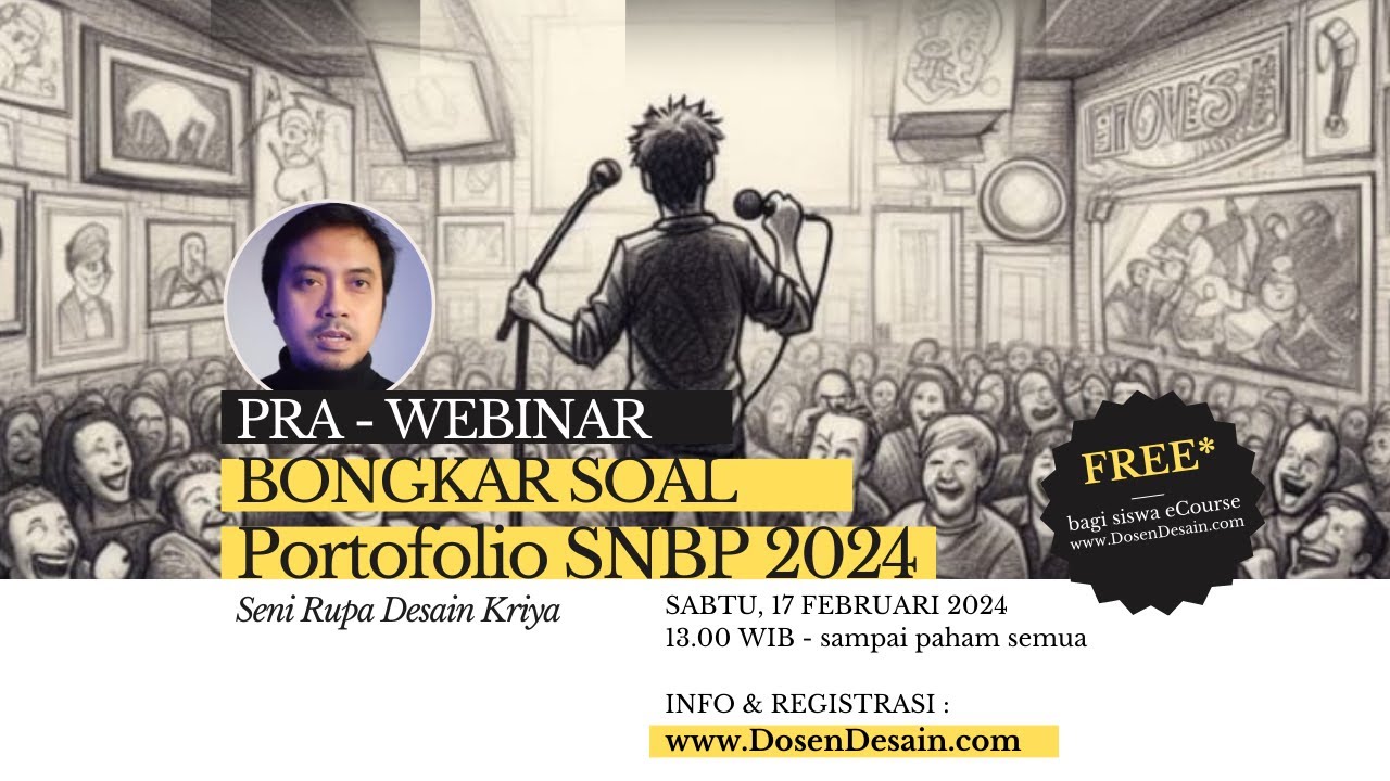 Bongkar Soal Portofolio SNBP SNBT 2024 | Dosen Desain - YouTube