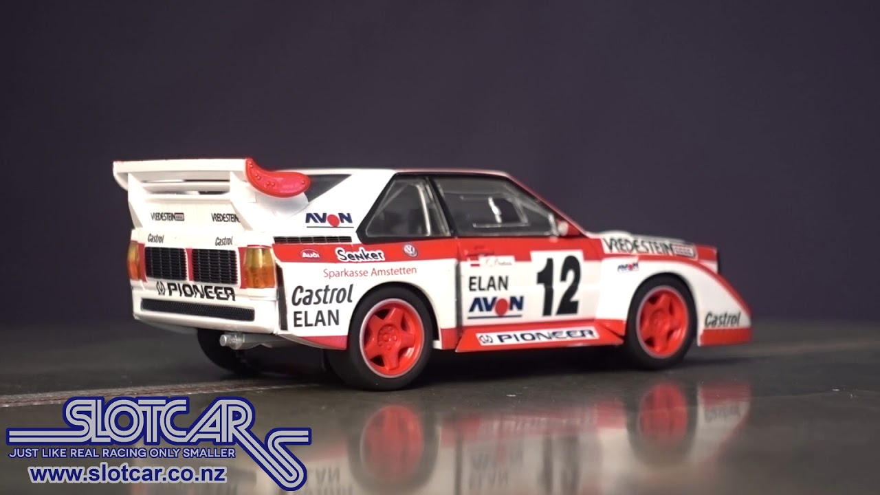 Scalextric Slot Car Audi Sport Quattro E2 #12 DPR Slotcar C3750 - YouTube