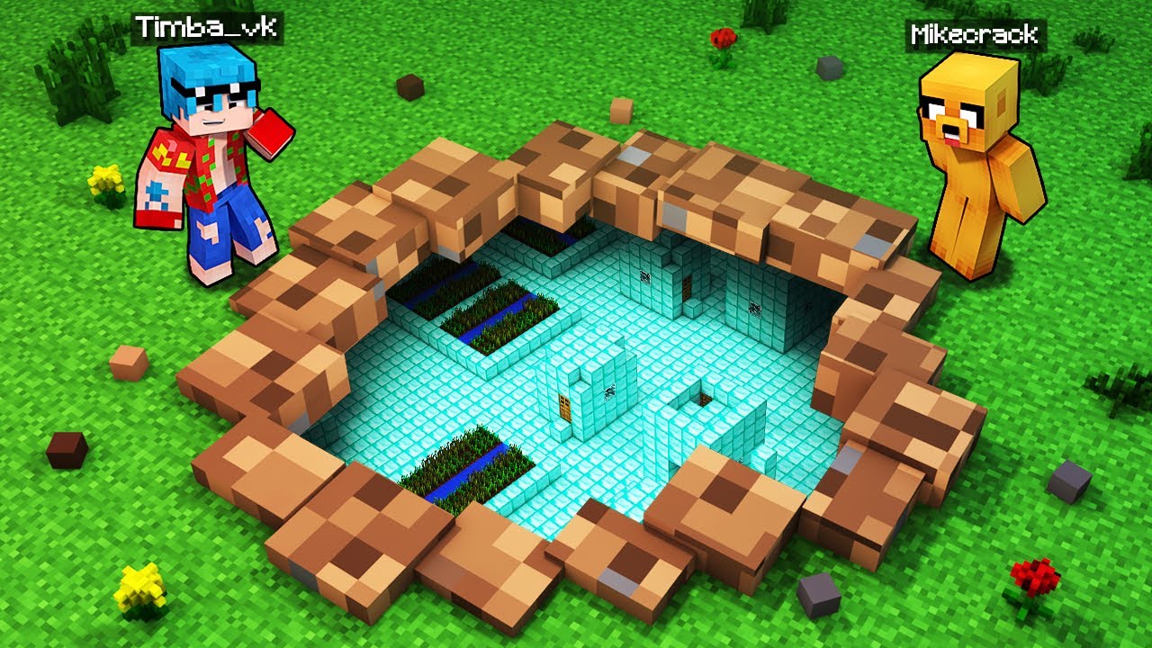 ENCONTRAMOS la CIUDAD SECRETA de DIAMANTE en MINECRAFT 😱 Los COMPAS ...