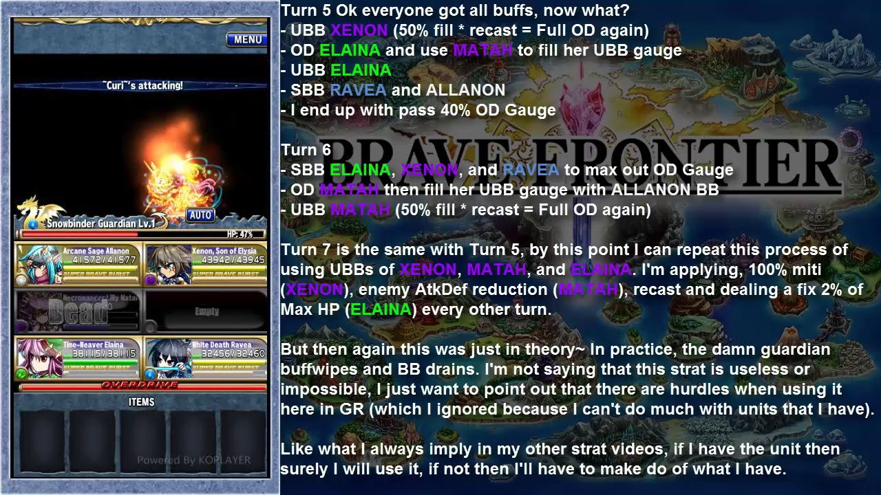Brave Frontier - Guild Raid Season 12 - Boss Guardian - YouTube
