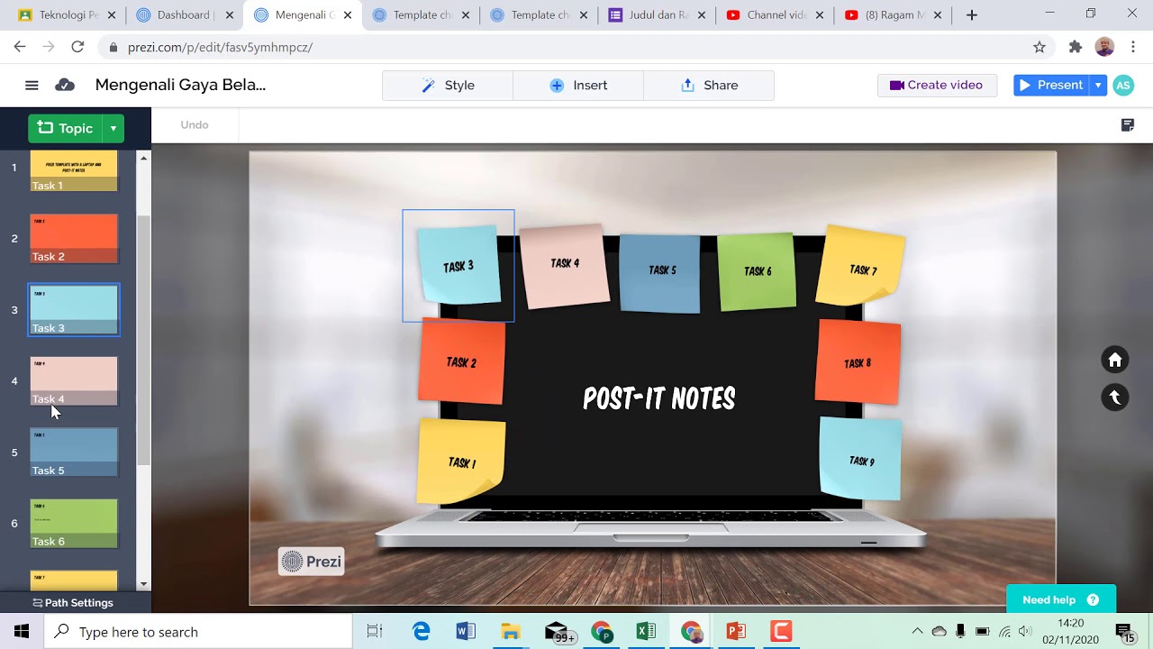 Tutorial Membuat Presentasi Menarik melalui Prezi Online - YouTube