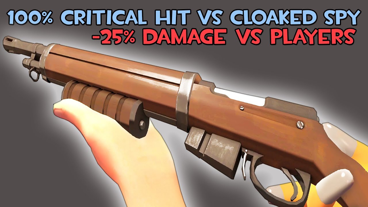 TF2 Engineer has 100% critical hits vs cloaked spies - YouTube