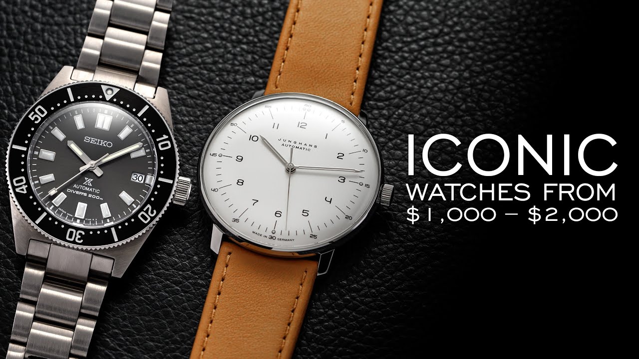 Iconic Watches From $1,000 to $2,000 - 8 Brands Mentioned - YouTube