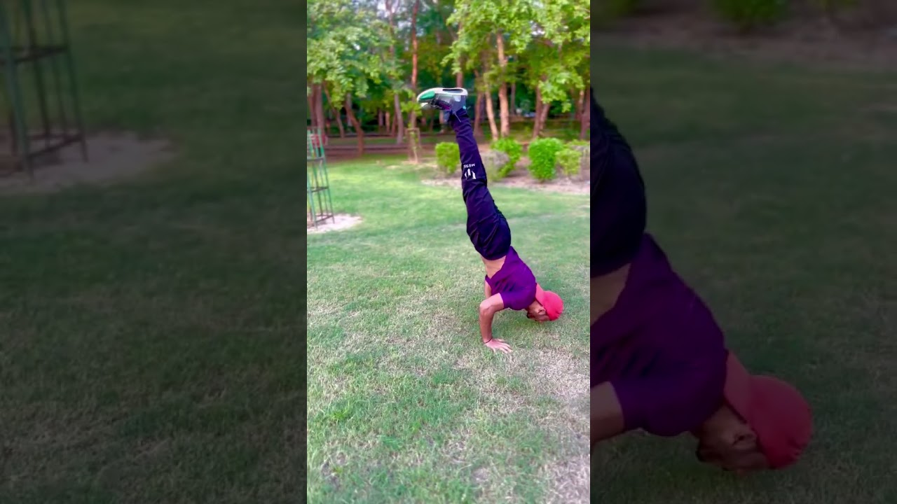 Kb666 | handstand | tiger bend handstand push ups 😘| Juned fitness | # ...
