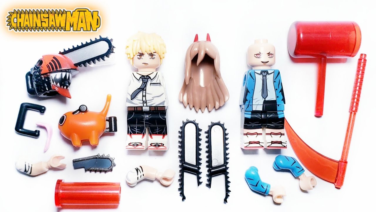 Lego Chainsaw Man & Lego Power | Japanese Anime Movie Scene - YouTube