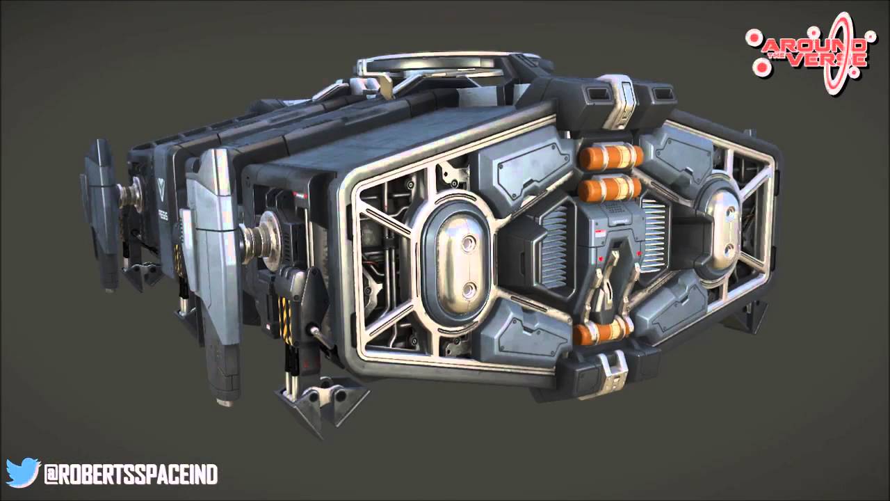 Star Citizen - спасательная капсула Aegis Javelin Destroyer - YouTube