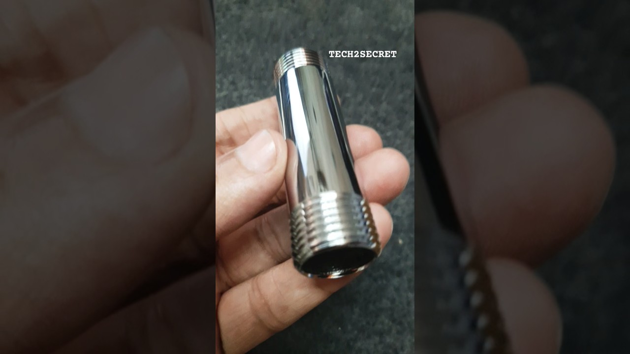 Barrel Nipple With both End Thread | Plumbing Nipple | Brass Product | #plumbing #tech #reels # ...