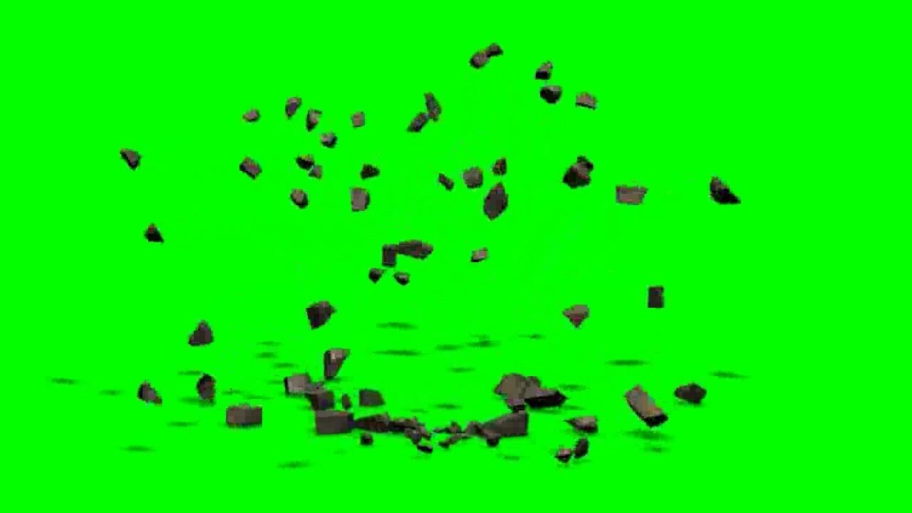 ground explosion - green screen effect - YouTube
