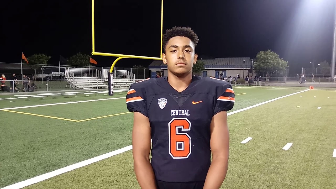 Rawsportz Interview with Central Senior LB Jacob Hollins - YouTube