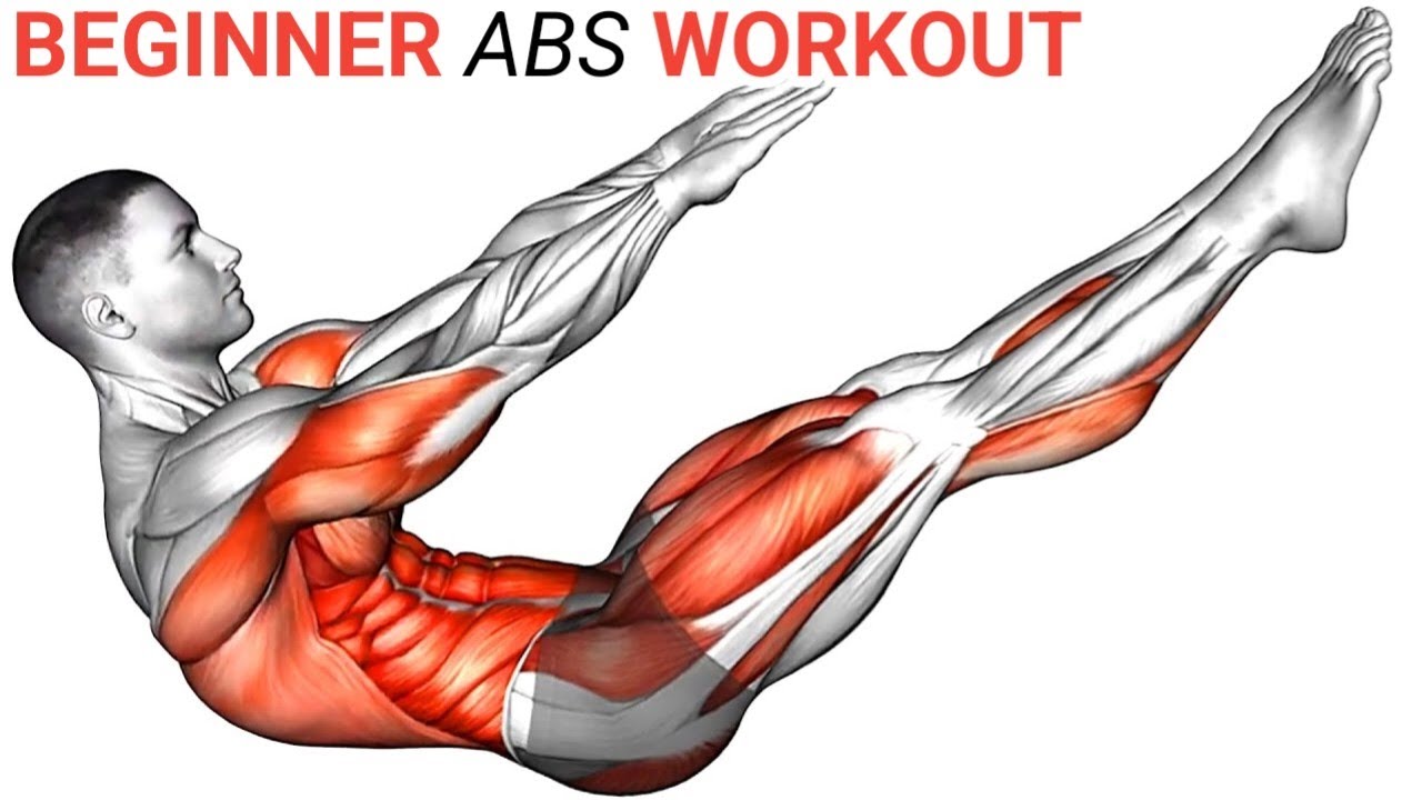 BEGINNER ABS WORKOUT at GYM |SIX PACK ABS WORKOUT |WORKOUT_ANIMATION ...
