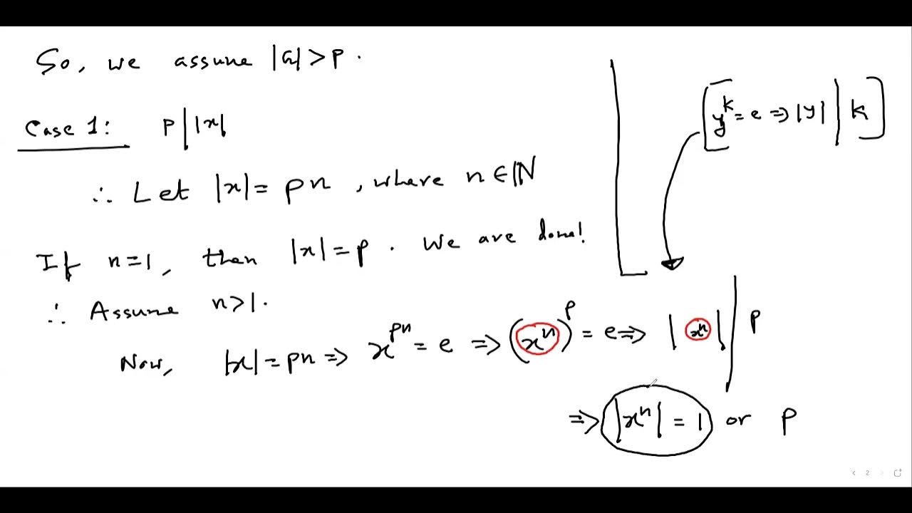 Cauchy's Theorem for Finite Abelian Groups - YouTube