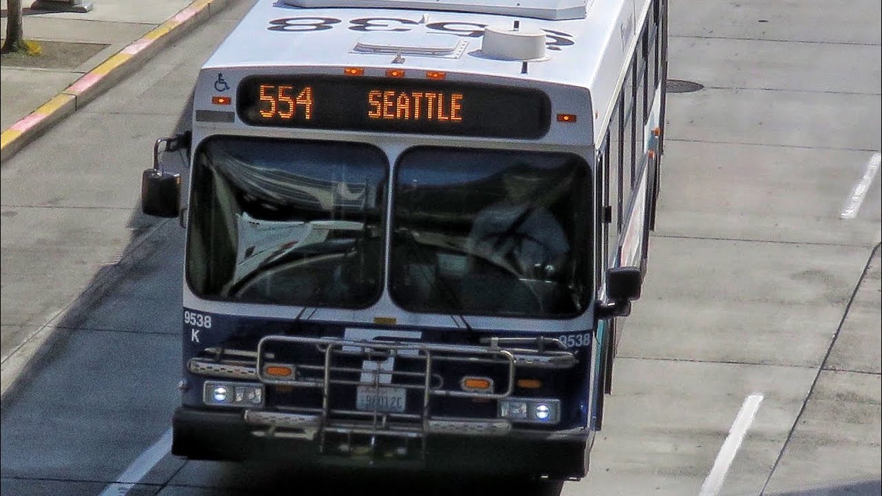A ride on Sound Transit 2004 New Flyer D60LF 9538K - YouTube