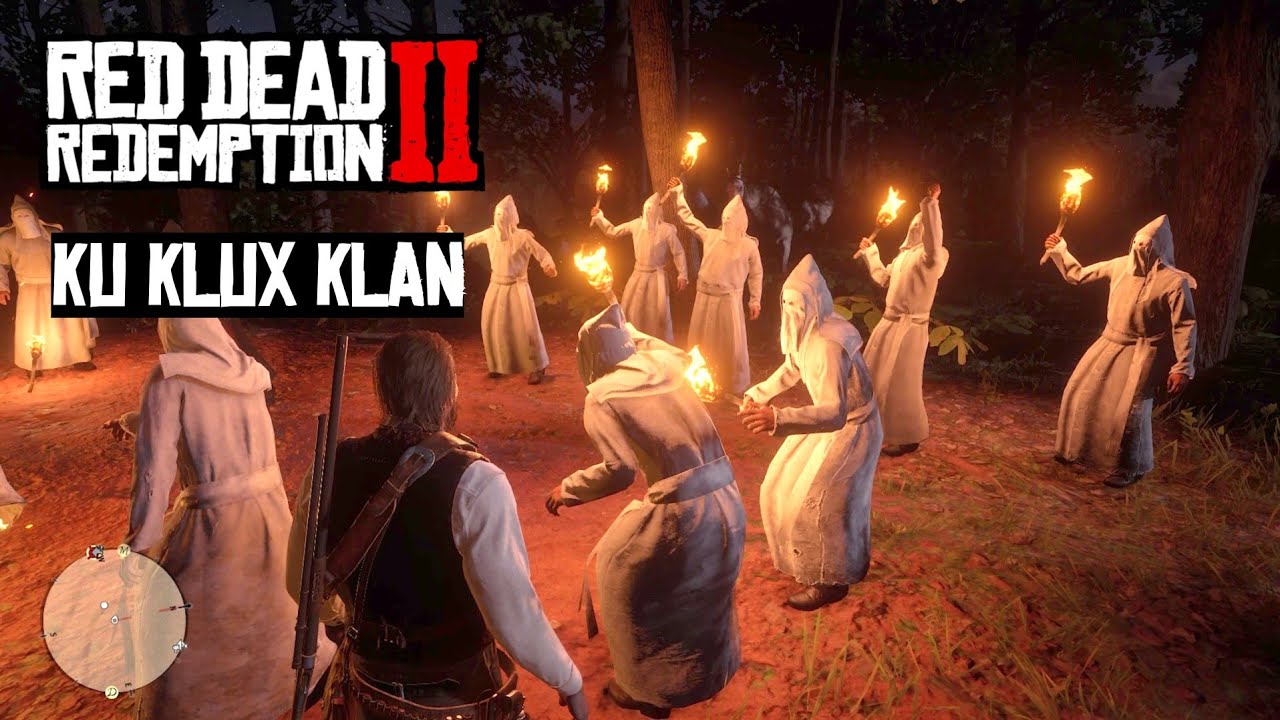 Rdr 2 mysteries- Arthur encounters the KU KLUX KLAN - YouTube