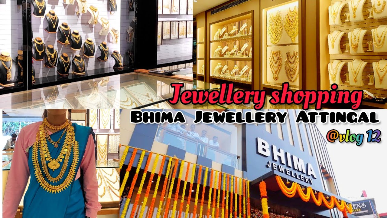 Bhima Jewellery | Attingal | Wedding Shopping | Vlog | Malayalam - YouTube