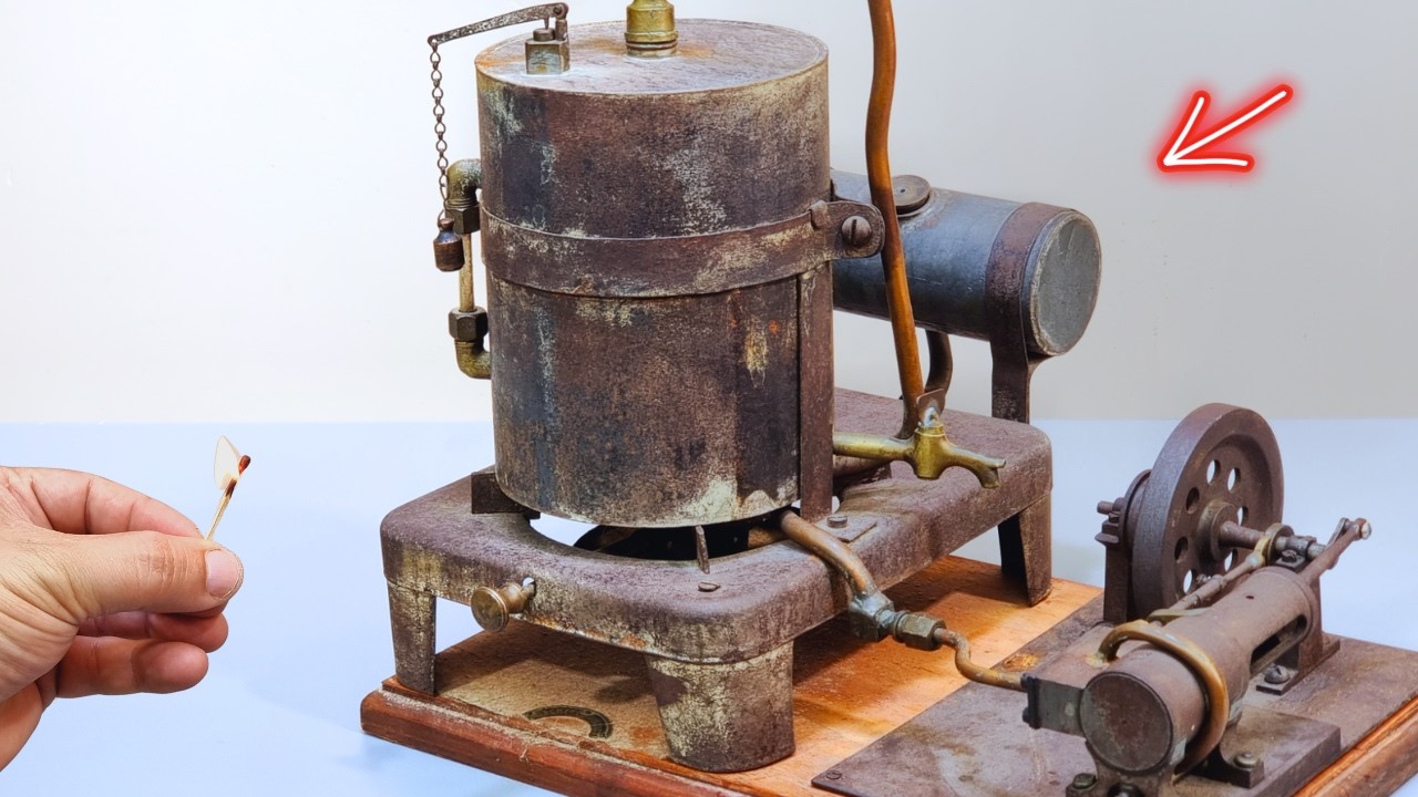 1929's Live Steam Naumann Machine Restoration - Will It Ever Work Again ...