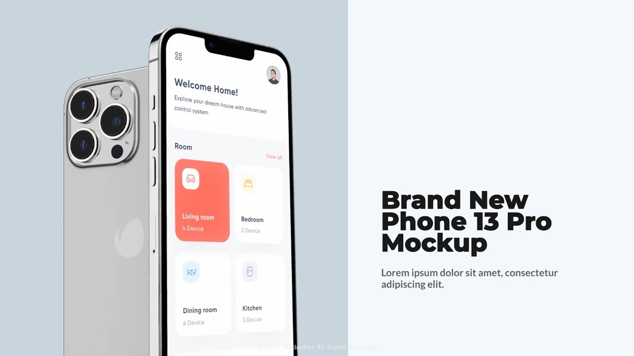 iPhone 13 Pro Mockup for App Promo - After Effects Template - YouTube