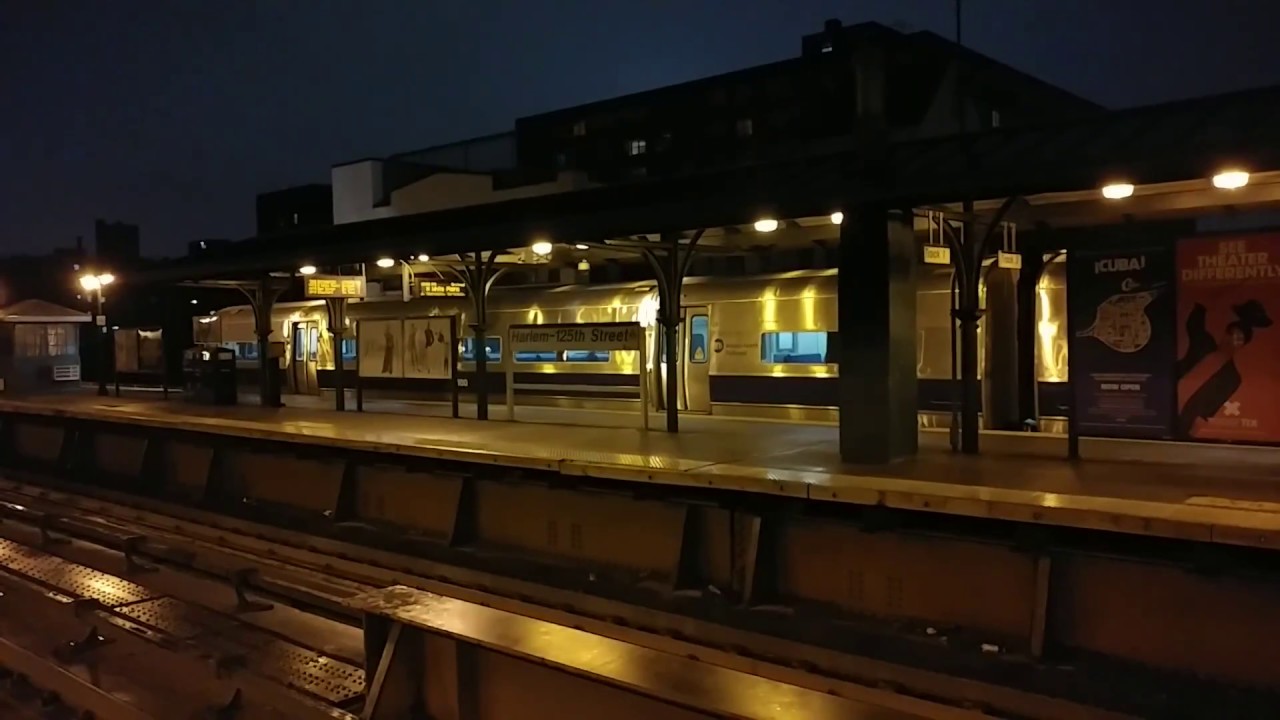 MTA Metro-North Railroad - Budd Company M3A #8100 departing Harlem ...