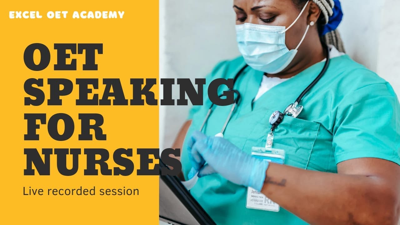 Live Session On OET Speaking For Nurses - YouTube
