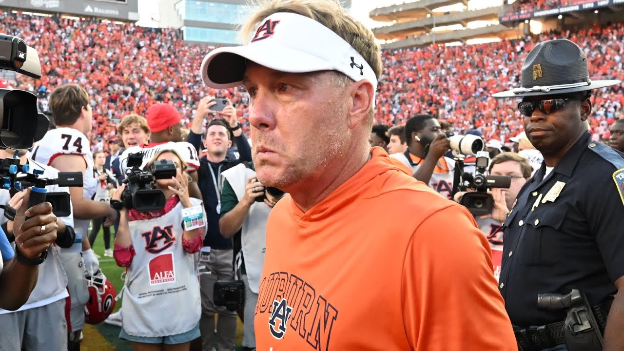 Auburn coach Hugh Freeze: "It Hurts to lose to Georgia" - YouTube