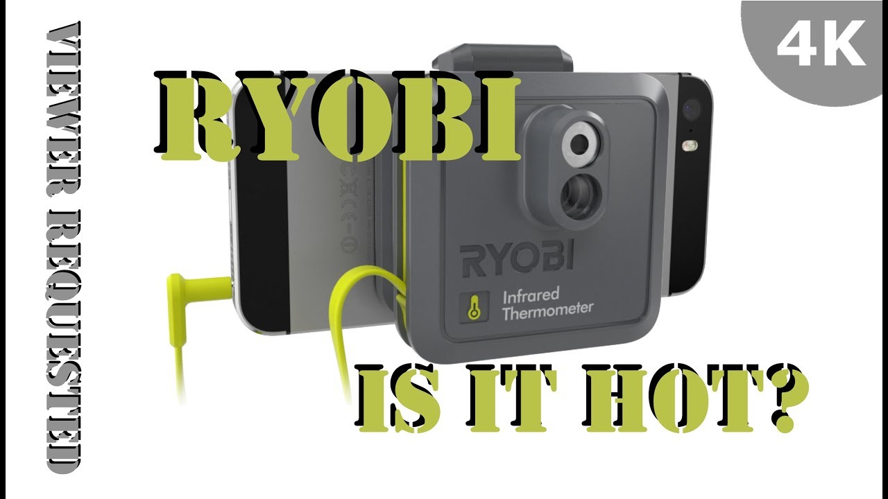 Ryobi Phone Works Infrared Thermometer - (REVIEW) in 4K - YouTube