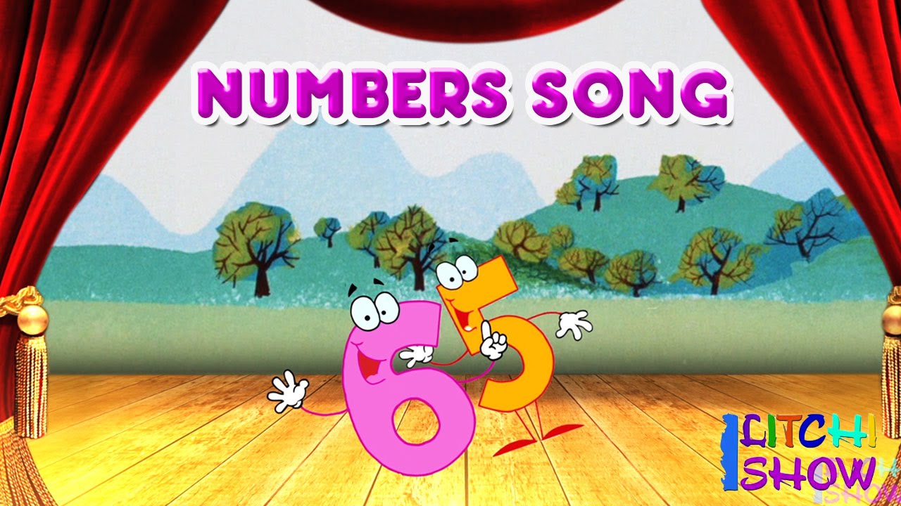 Learn Numbers With Animations | Numbers song for children by litchi ...