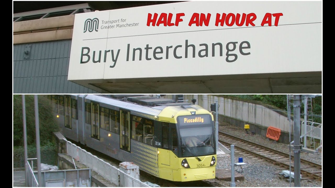 Half an Hour at (261) - Bury Interchange Station 18.2.2018 - Manchester ...