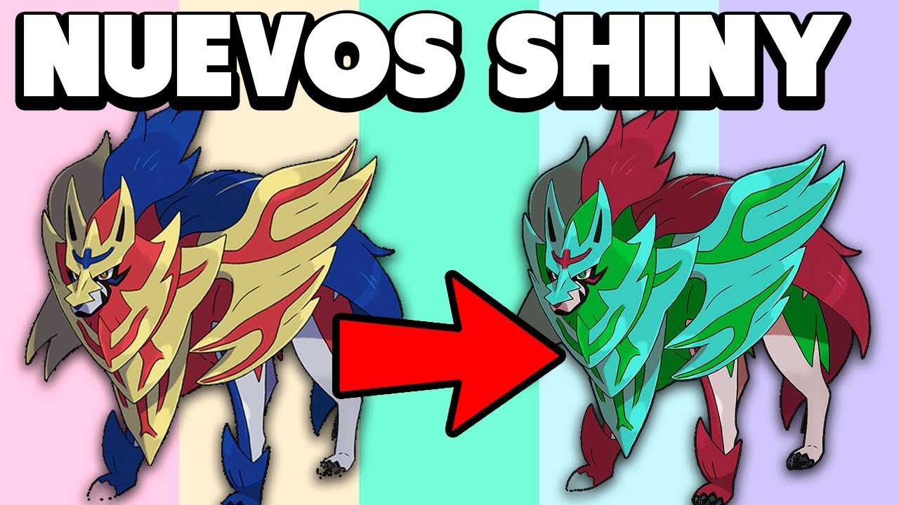 Como SERÁN los SHINY de Pokemon ESPADA y ESCUDO? - YouTube