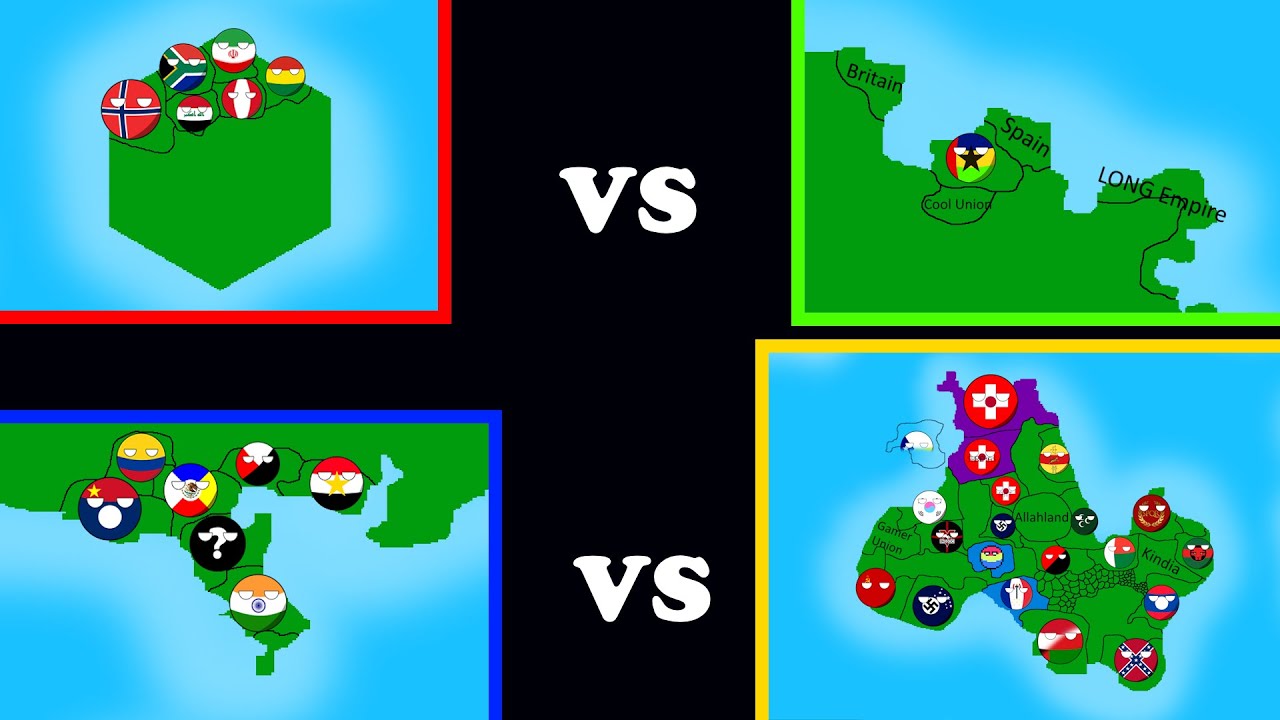 Fictional Countries Battle Royale | Episode 1 | The First Four Islands ...