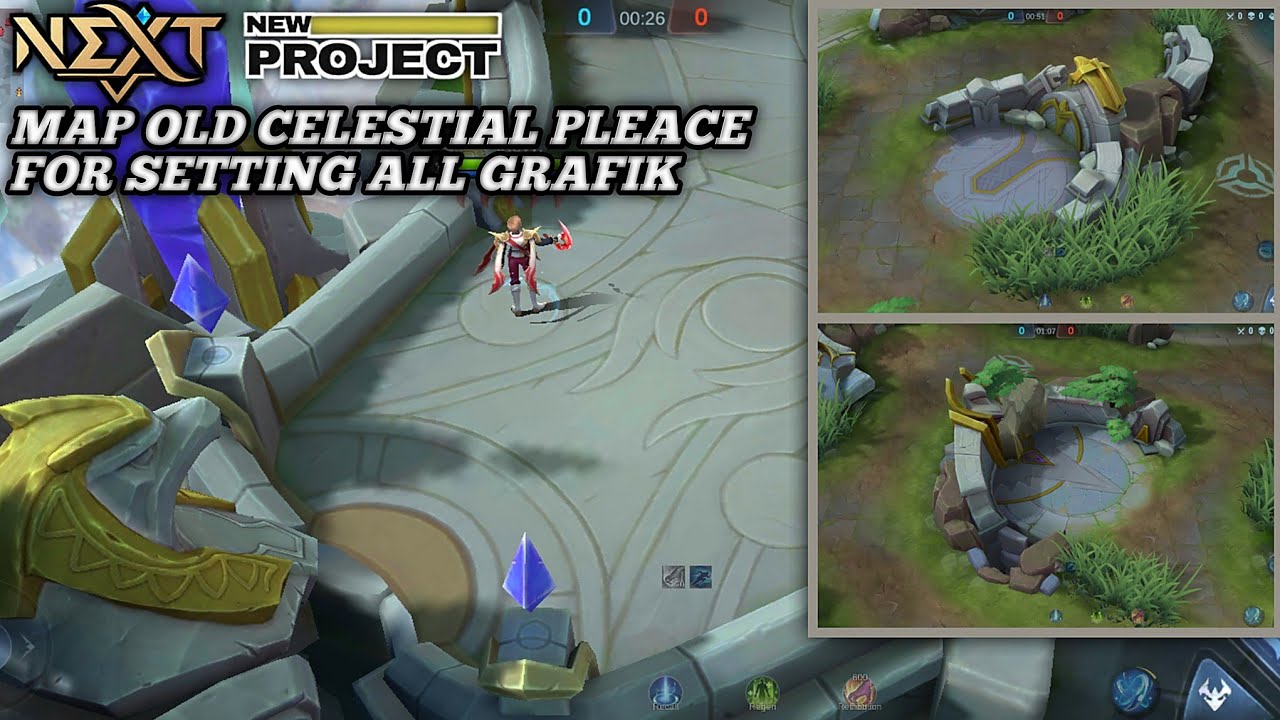 SCRIPT MAP MOBILE LEGENDS TERBARU TEMA MAP CELESTIAL PLEACE OLD NEXT PROJECT ALL GRAFIK - YouTube