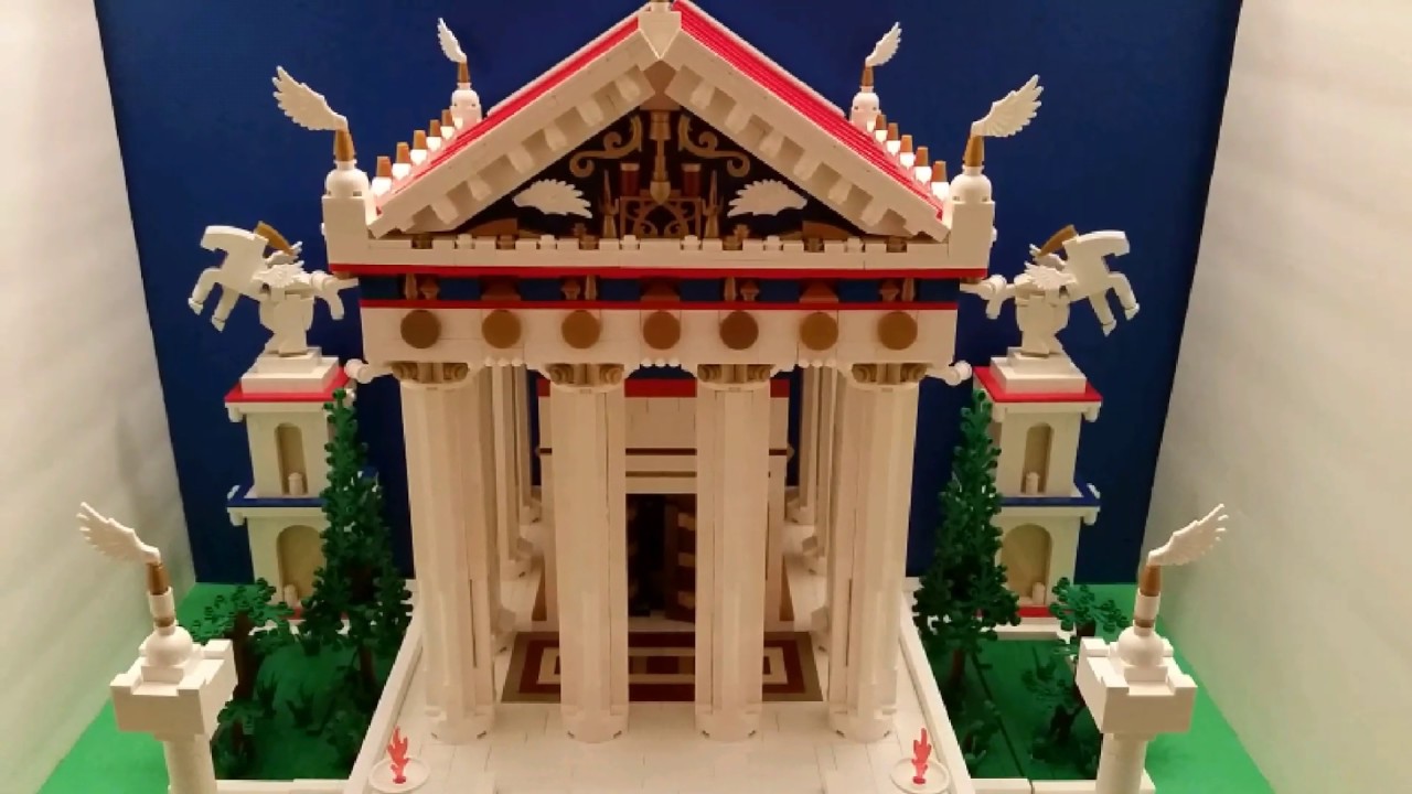 LEGO MOC ARCHITECTURE / THE ANCIENT ACROPOLIS ATHENS SHOWCASE ...