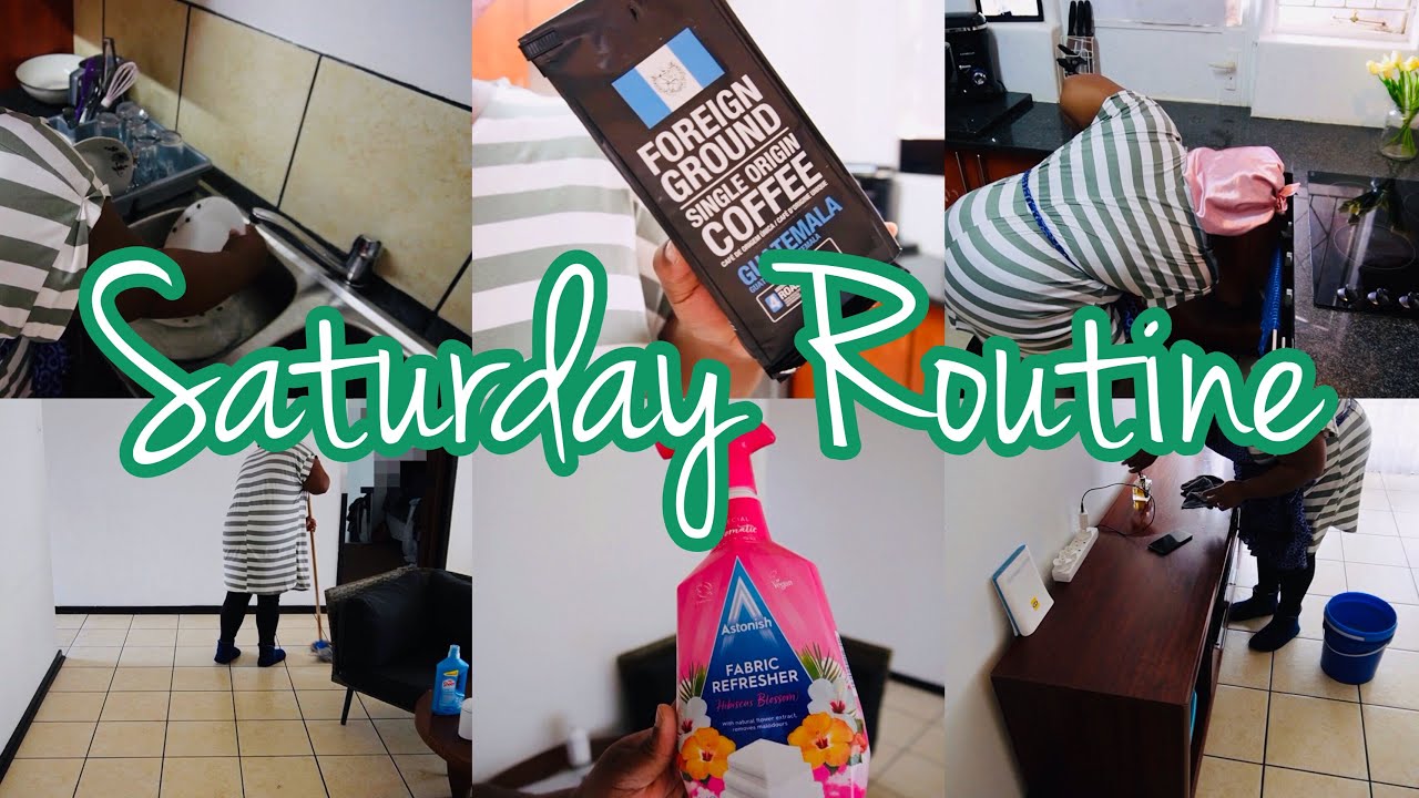 SATURDAY ROUTINE || GET IT ALL DONE || CLEAN WITH ME || HOMEMAKING ...