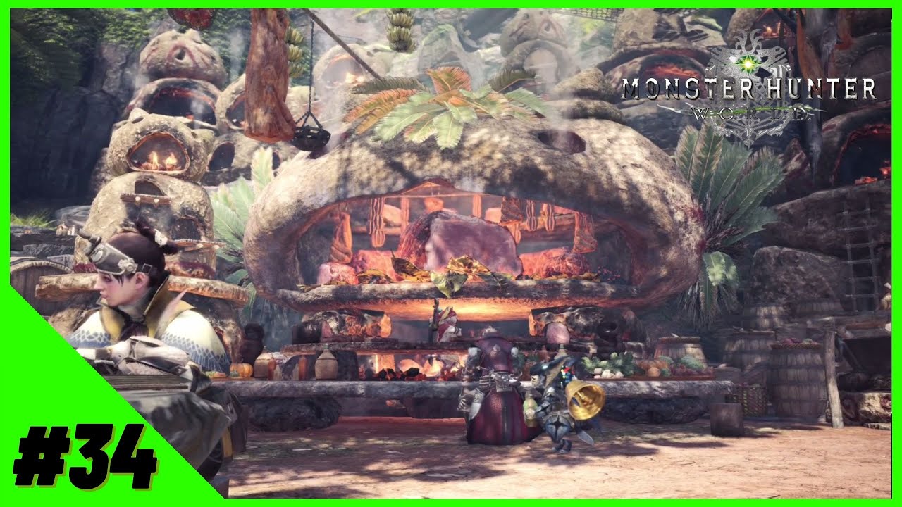 MONSTER HUNTER WORLD - Gameplay Walkthrough #34 Keine Gnade für Shamos ...