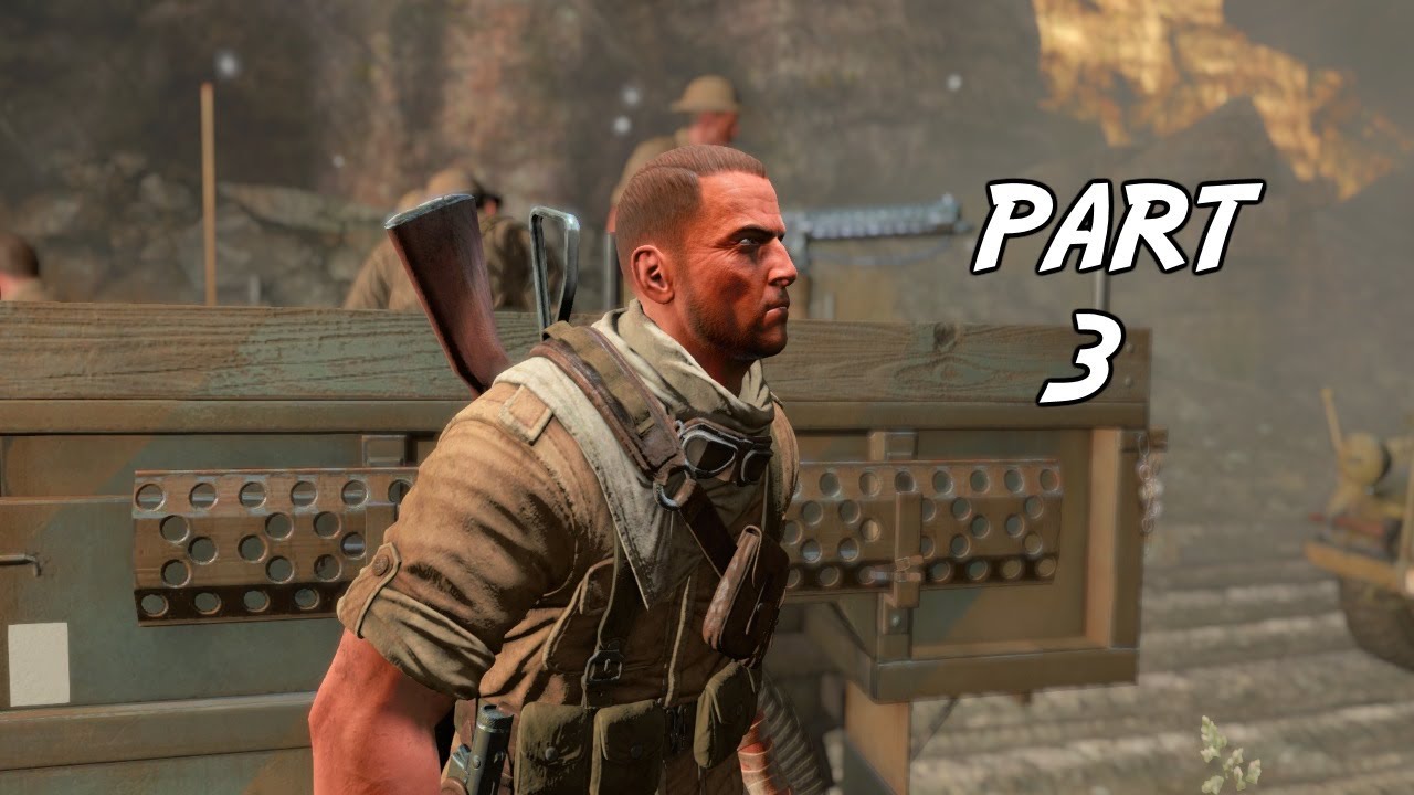 Sniper Elite 3 Gameplay Walkthrough Part 3 - They call it Halfaya Pass ...
