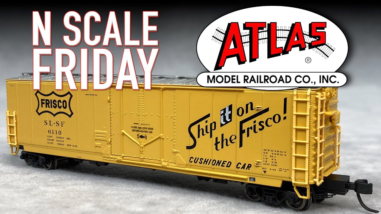 General American 50' RBL Frisco Boxcar Atlas Master N Scale Friday ...