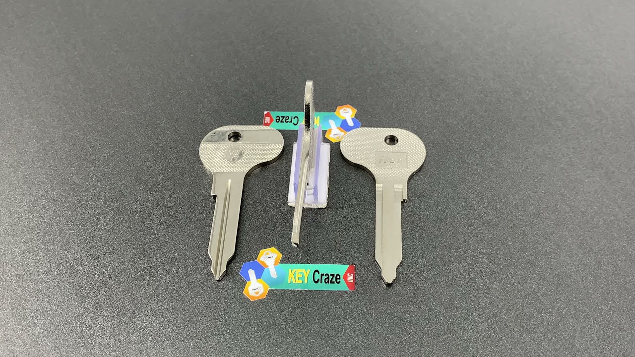 VW77 / V77V Key Blanks https://www.keycraze.com - YouTube