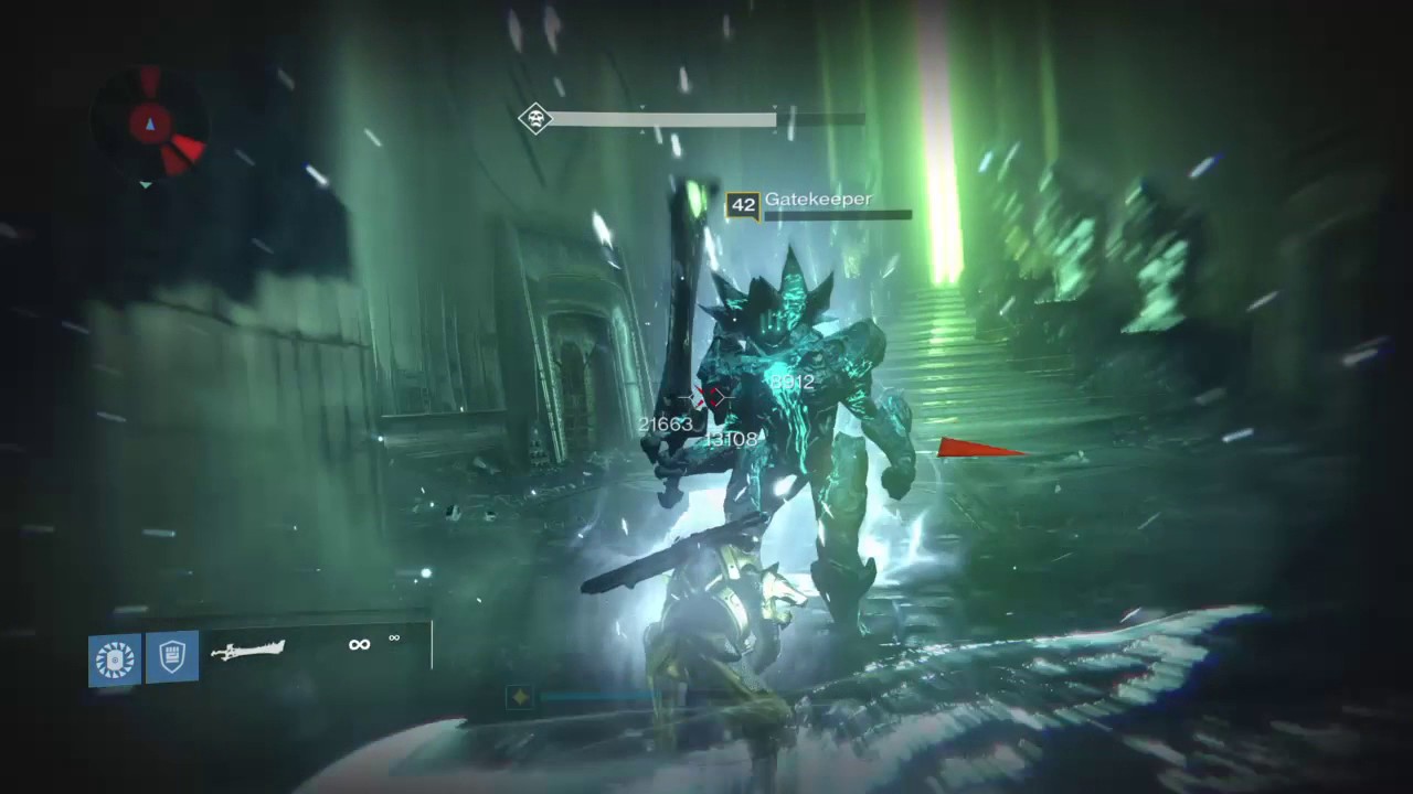 Destiny: 1 Sward 4 Gatekeeper (raid crota ) 390 light - YouTube