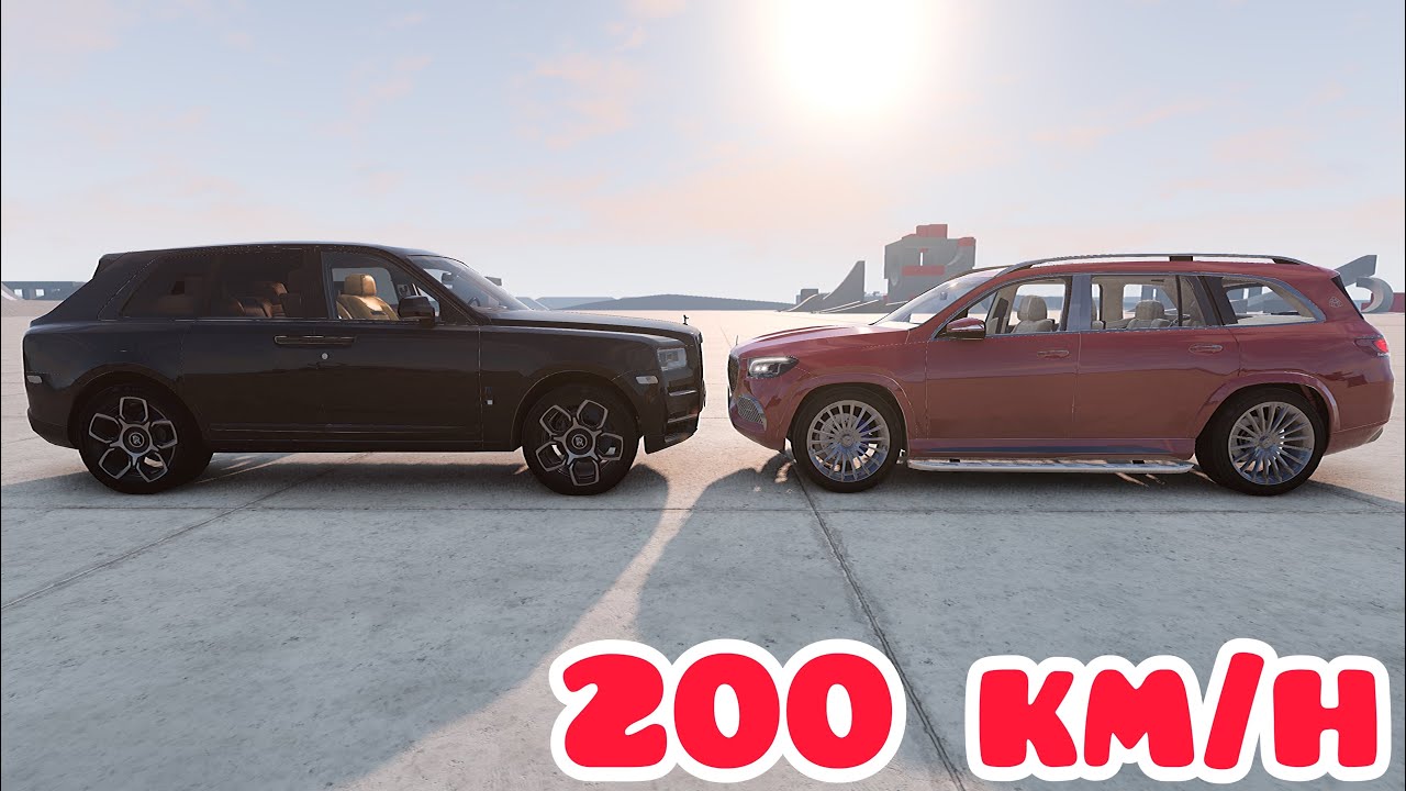 Rolls-Royce Cullinan vs Mercedes-Maybach GLS 600 X167 💥 200 km/h 💥 ...