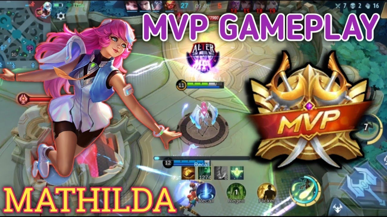 (MVP GAMEPLAY) GAMEPLAY MATHILDA - BUILD TOP 1GLOBAL MATHILDA - MLBB ...