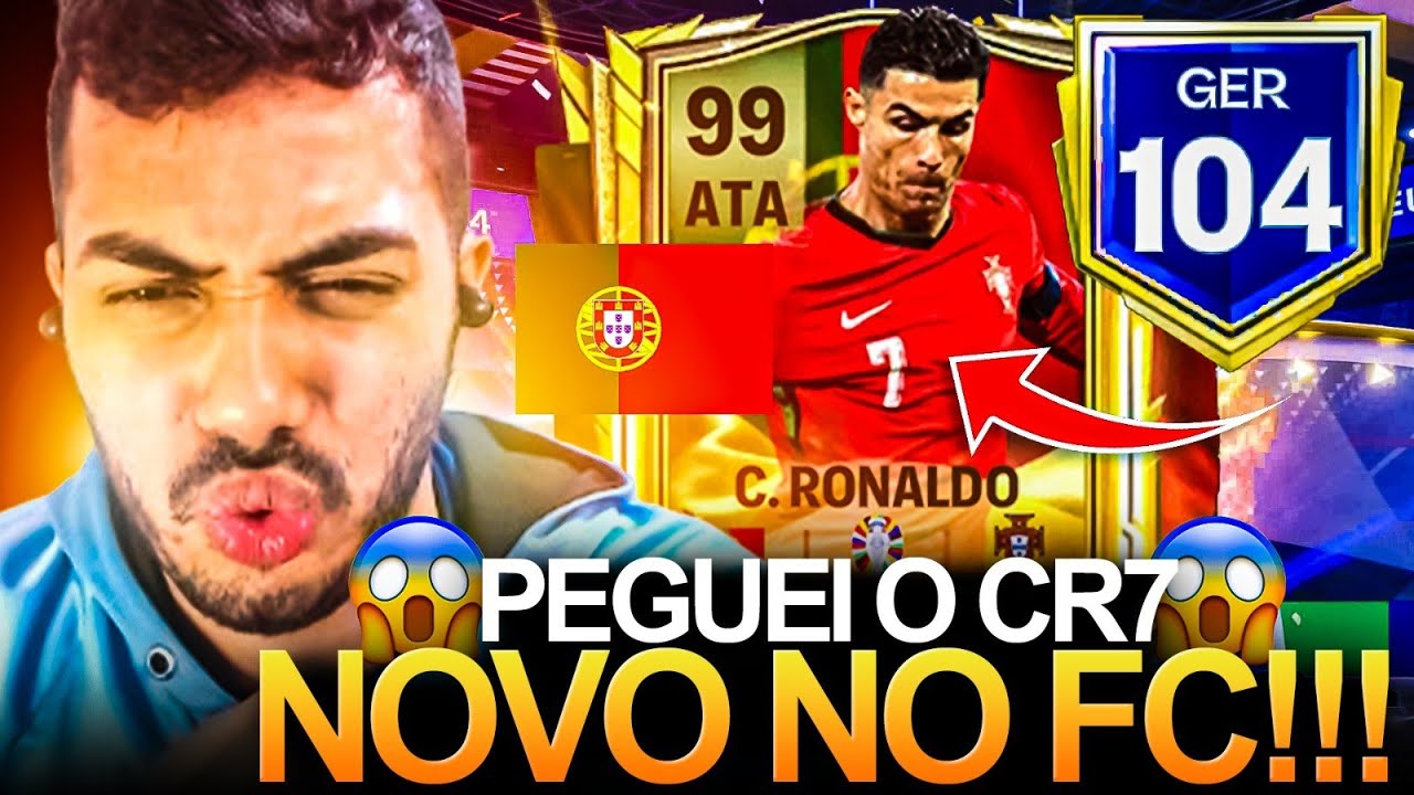 GANHEI O NOVO CR7 ESPECIAL!! 🇵🇹😱 PEGUEI TITULAR 99 NOS MELHORES PACKS ...