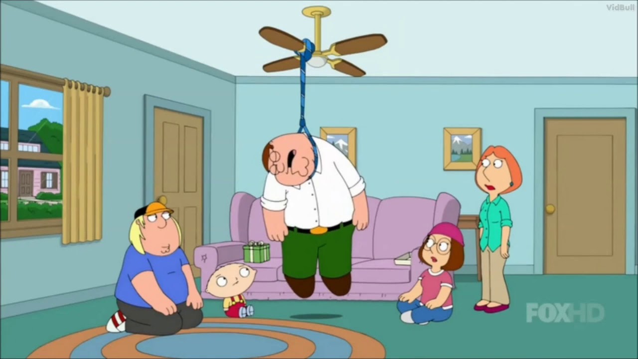 Peter Griffin Hangs Himself For 10 Minutes - YouTube
