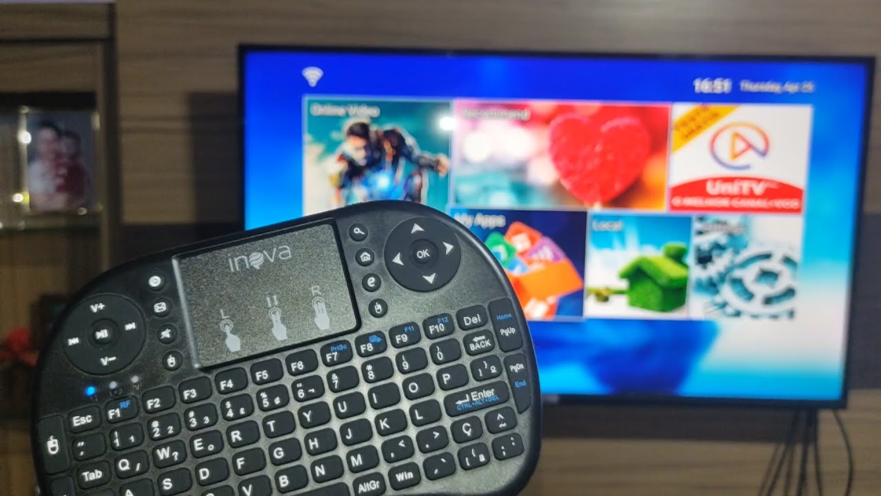 Como Instalar e Usar o Mini Teclado TV Box - YouTube