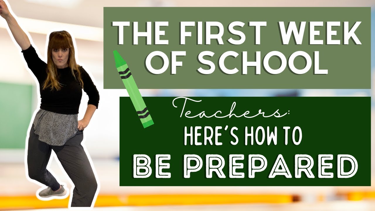 1- FREE Back To School MINI-COURSE 🌻 The First 5 Days for Preschool ...