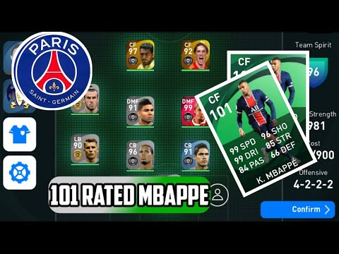 99 RATED MBAPPE CARD REVIEW vs 1300 RATING OPPONENT 😱 PSG CLUB ...