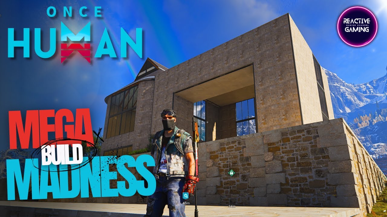 Once Human: Starting a Mega Build - 3.5-Story Entranceway Challenge ...