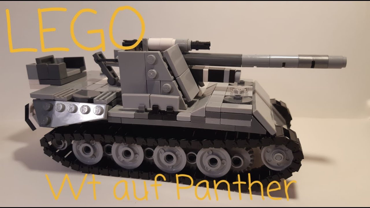 LEGO Waffentrager auf Panther (RH) in minifig scale - YouTube