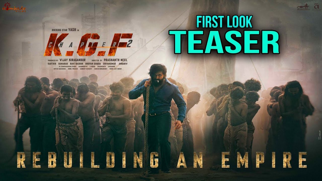 KGF Chapter 2 First Look Teaser |#KGFChapter2FirstLook | Yash KGF2 ...