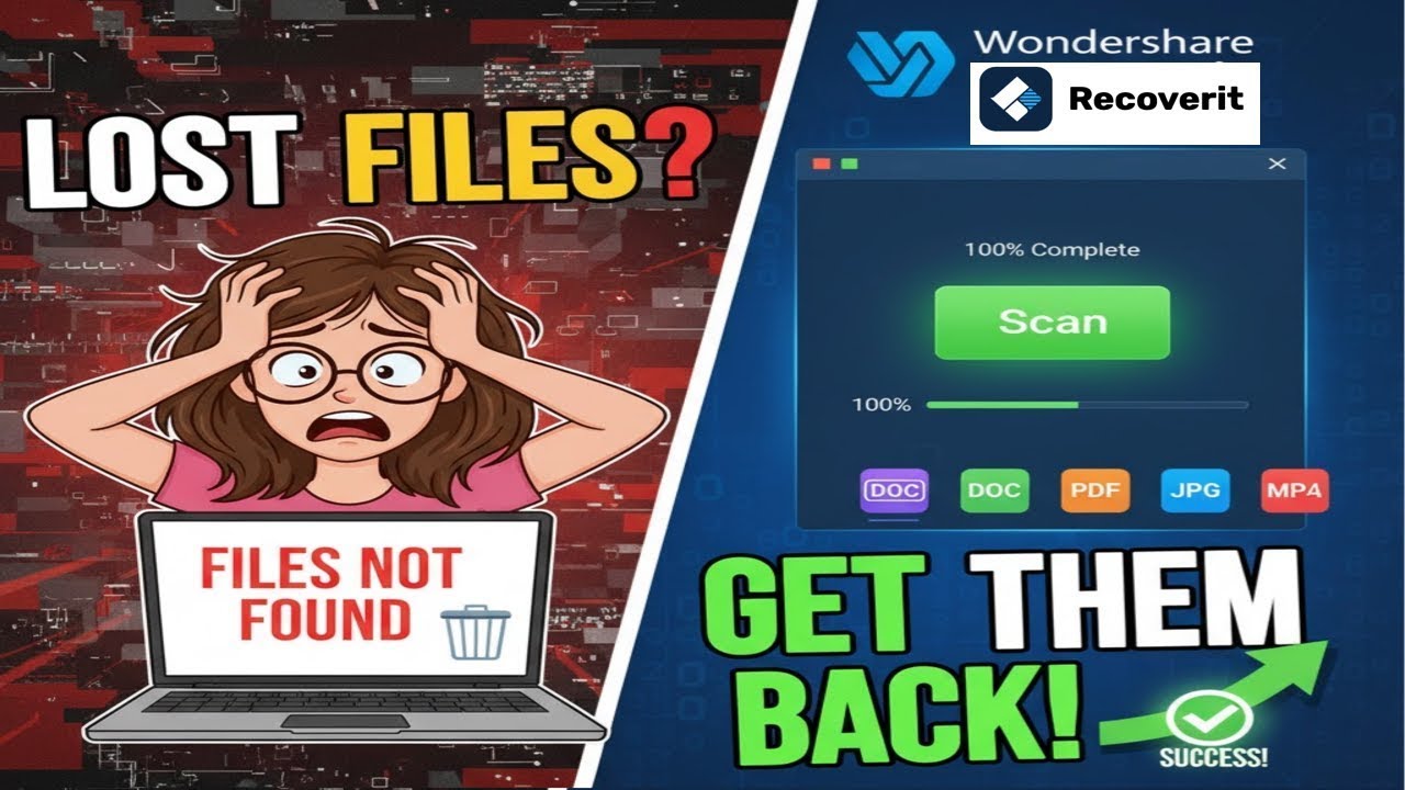 Lost Your Files? How to Use Wondershare Recoverit to Get Them Back ...