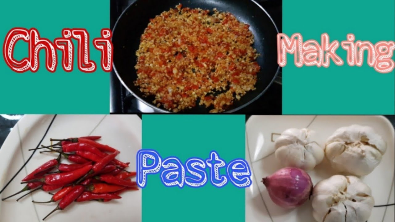 Garlic, Chili Paste Making - YouTube