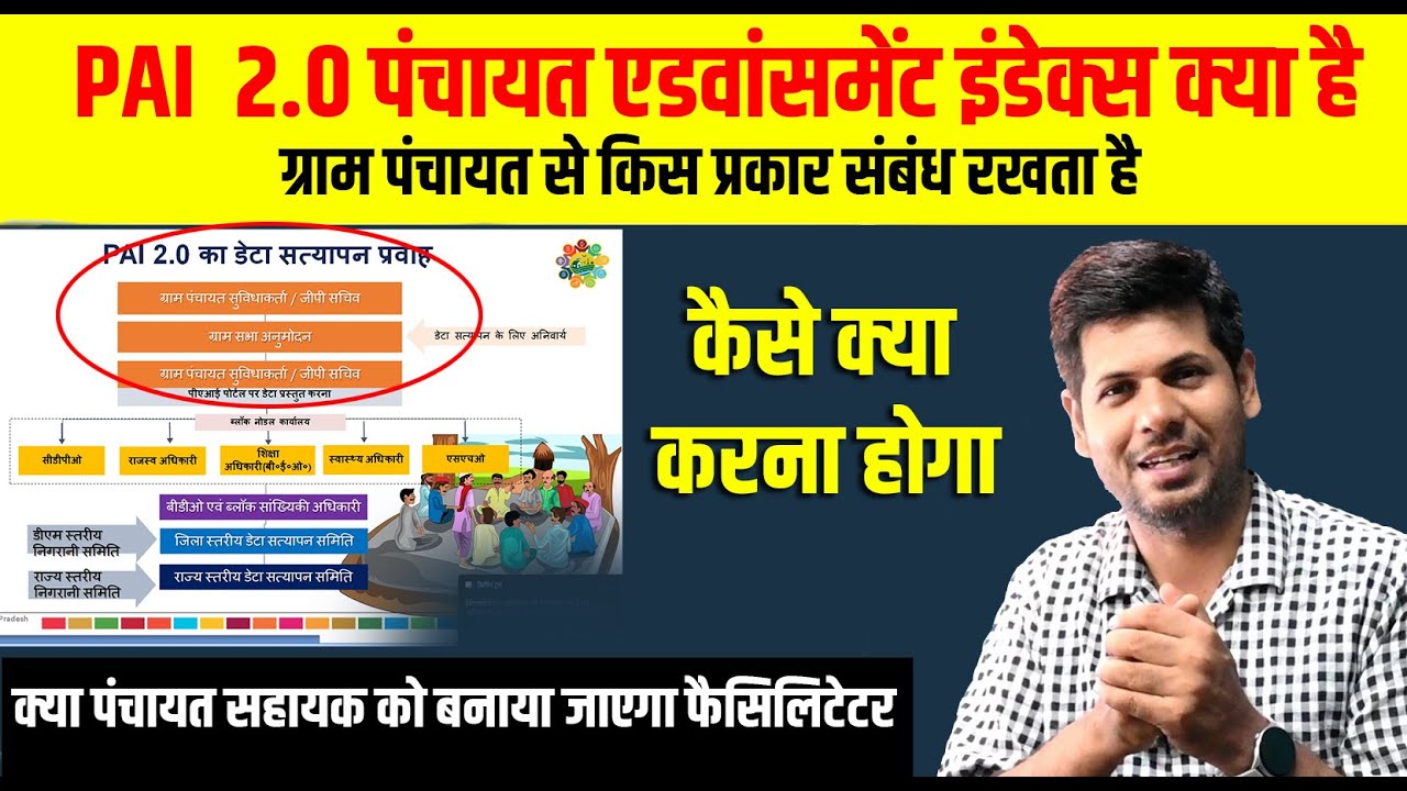 PAI 2.0 पंचायत एडवांसमेंट इंडेक्स क्या है यह ग्राम पंचायत से किस प्रकार ...